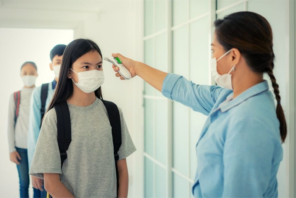 When you’re worried about someone testing positive in your school ...